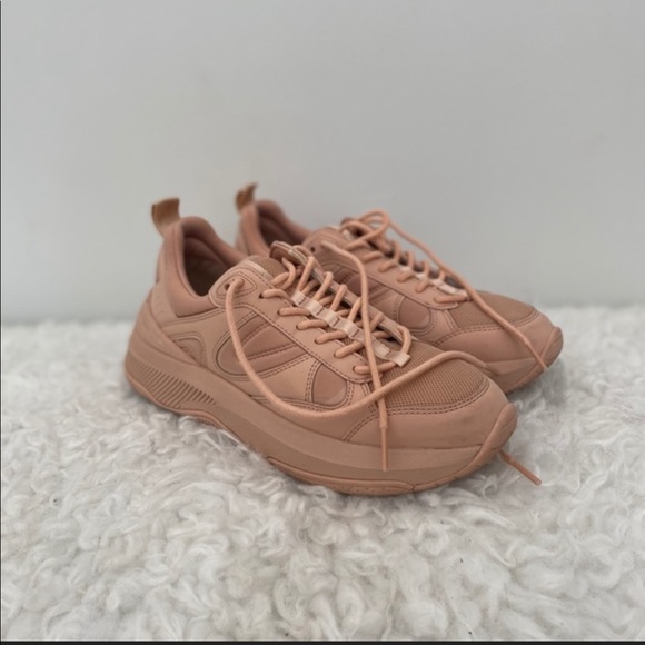 Zara | Shoes | Nwt Zara Pink Trainer Tennis Shoes Size 8 | Poshmark